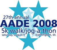 27th Annual AADE Walk/Jog-A-Thon - 2007 Walk Results